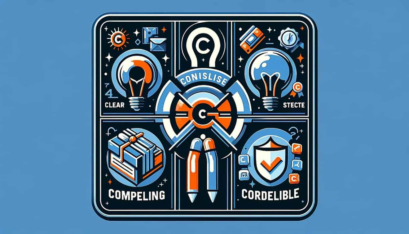 Формула за продаващ текст The 4 C’s (Clear – Concise – Compelling ...